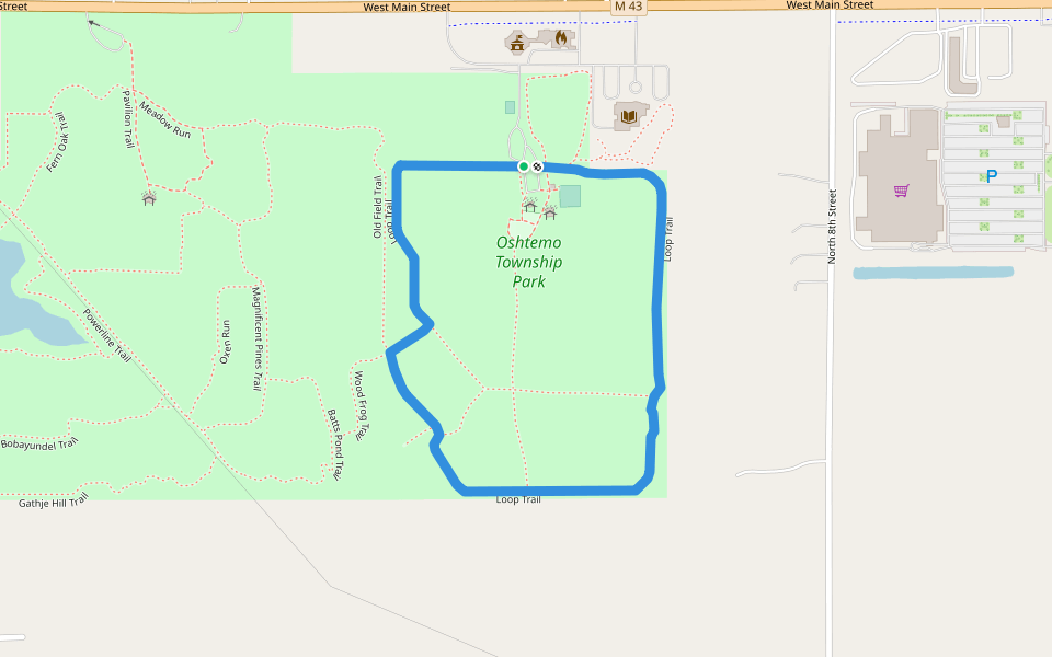 Loop Trail in Michigan | Walking Map