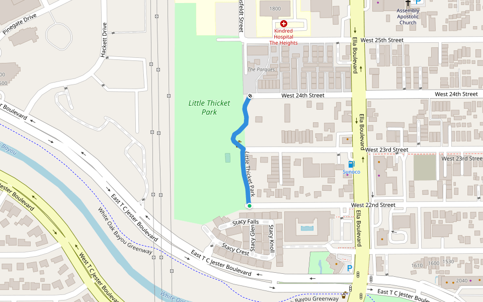 Little Thicket Park in Texas | Walking Map