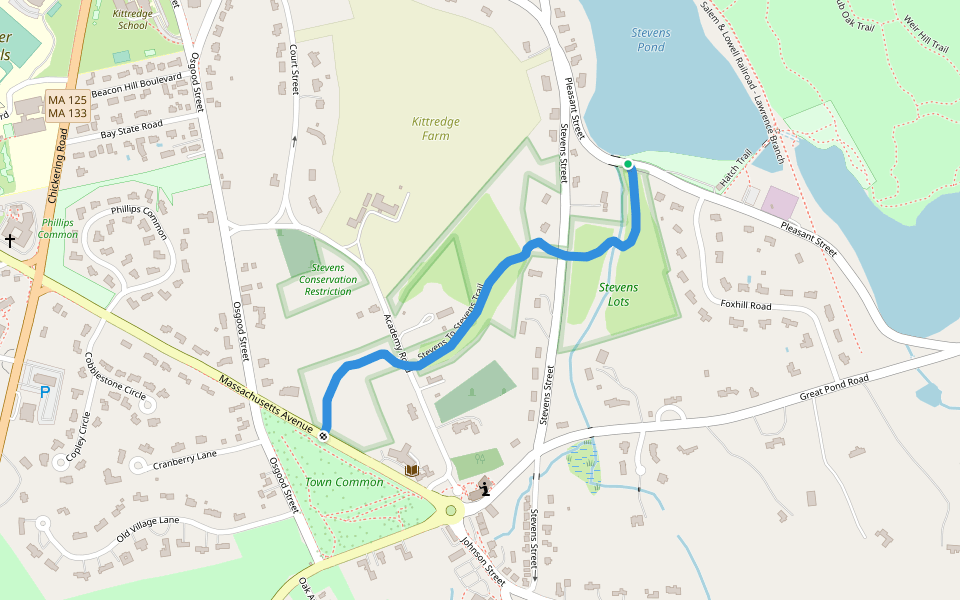 Stevens To Stevens Trail Hiking - North Andover, Massachusetts | Pacer