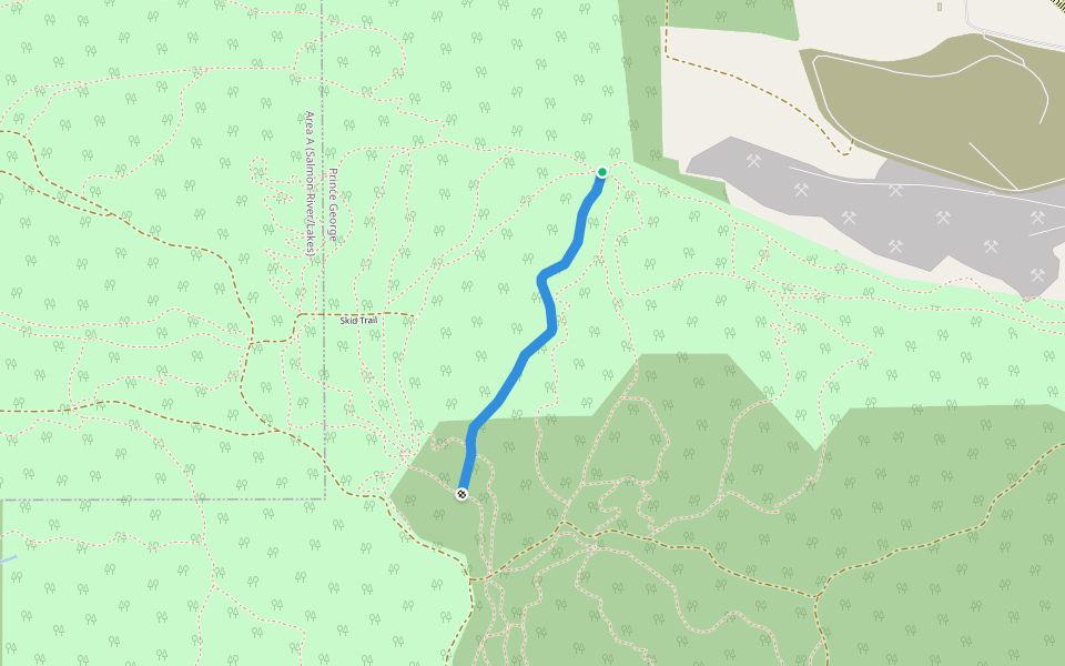 Chutes in British Columbia | Walking Map