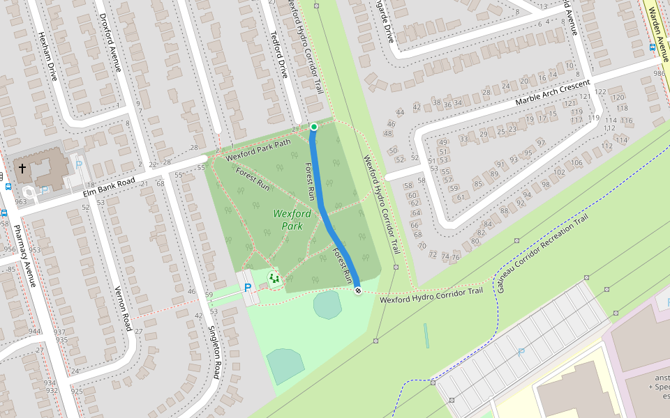 Forest Run Trail - Toronto, Ontario | Pacer