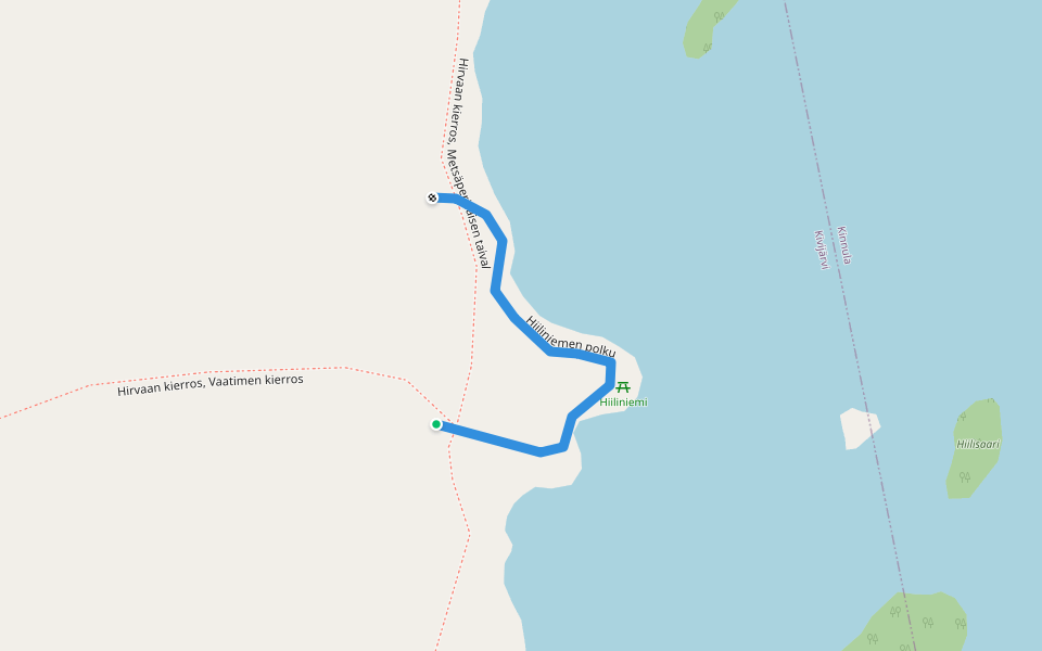 Hiiliniemen polku | Walking Map