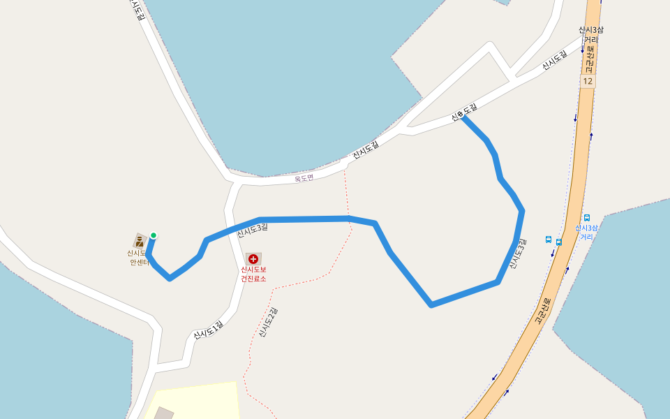 Sinsido 3-gil in Jeonbuk State | Walking Map