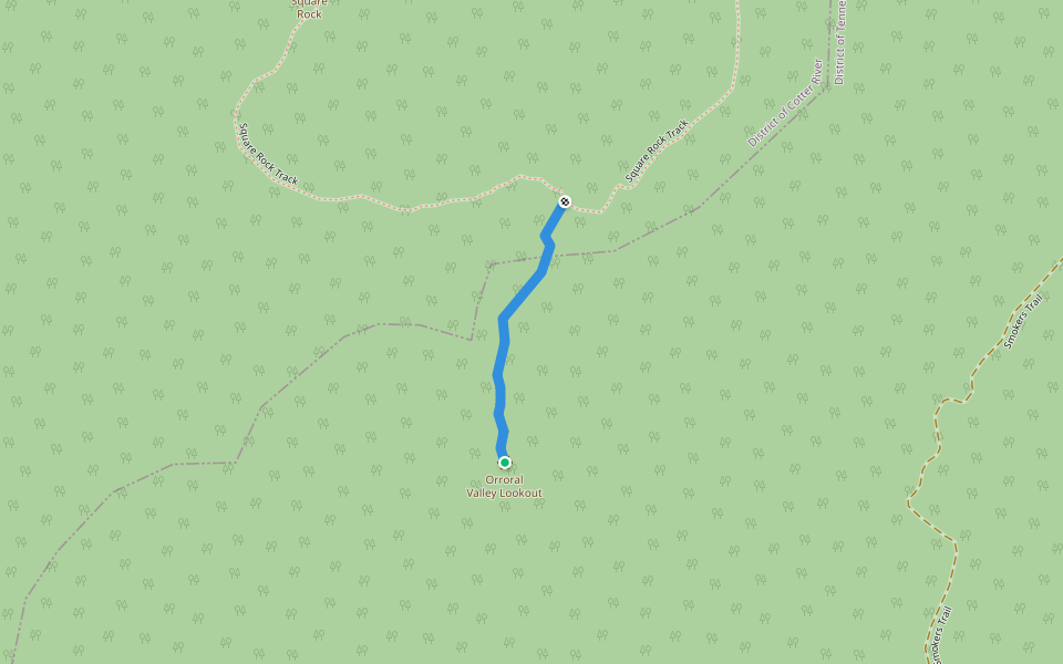 Orroral Valley Lookout Track Walking and Running - Cotter River ...