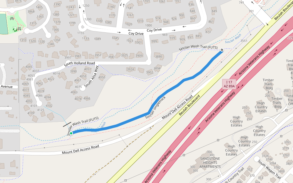 Sinclair singletrack Walking and Running - Flagstaff, Arizona | Pacer