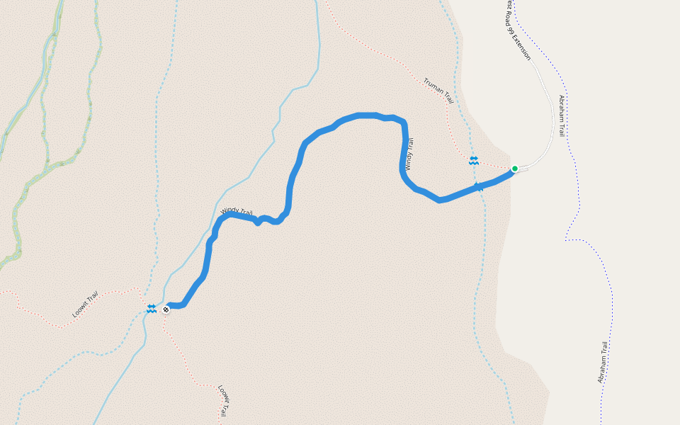 Windy Trail in Washington | Walking Map