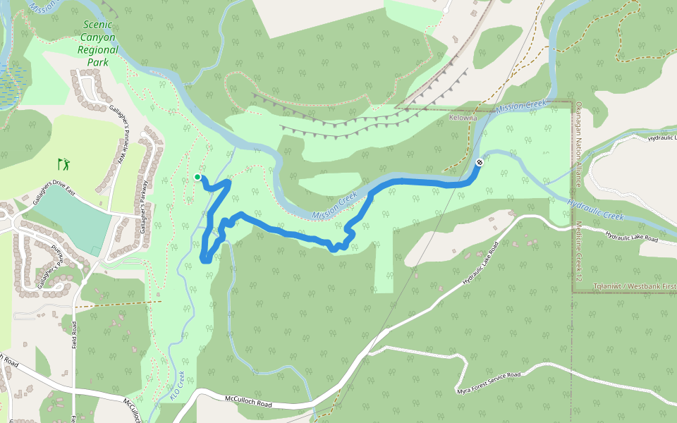 Mission Creek Greenway Hiking Trail - Kelowna, British Columbia | Pacer