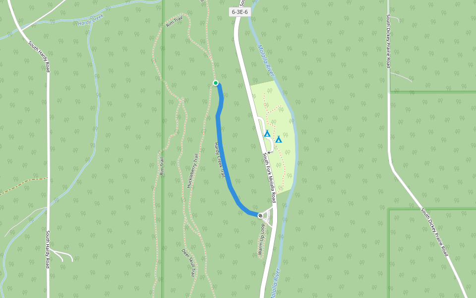 Hardy Creek Trail in Oregon | Walking Map