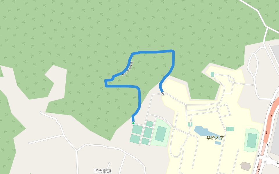 华大·后山栈道 in Fu Jian Sheng | Walking Map
