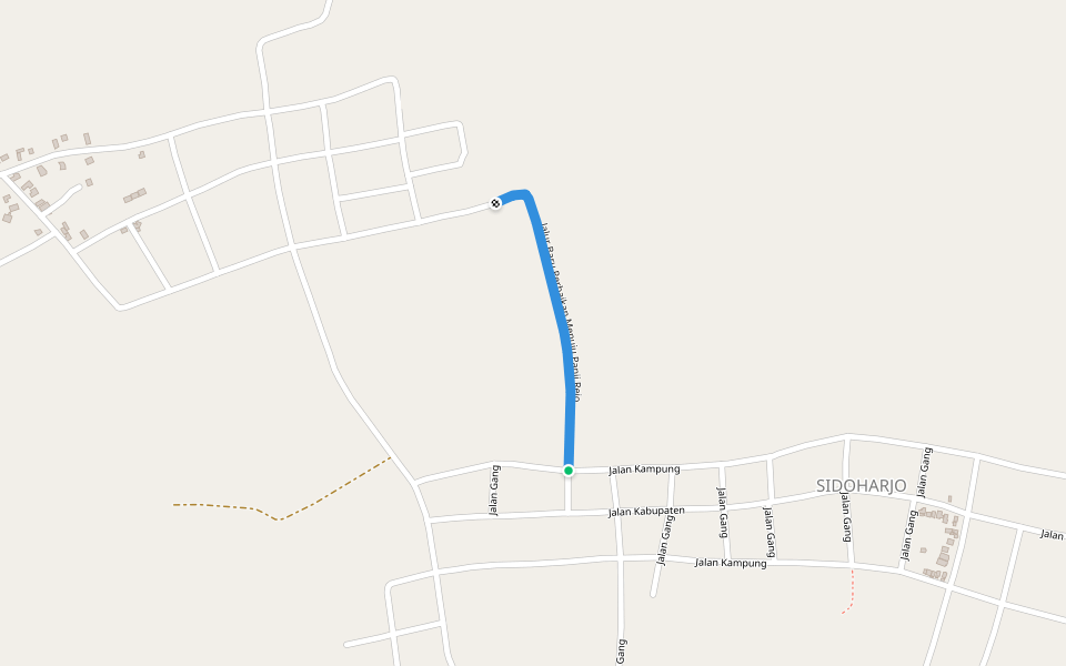 Jalur Baru Perbaikan Menuju Panji Rejo | Walking Map