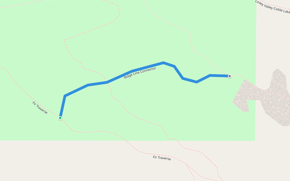 Ridge Line Connector in British Columbia | Walking Map
