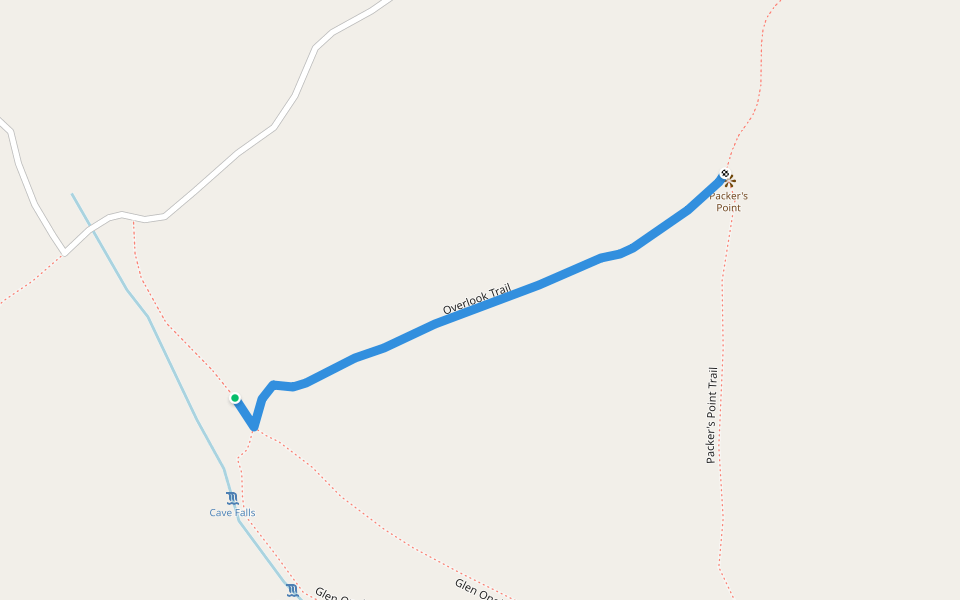 Overlook Trail in Pennsylvania | Walking Map