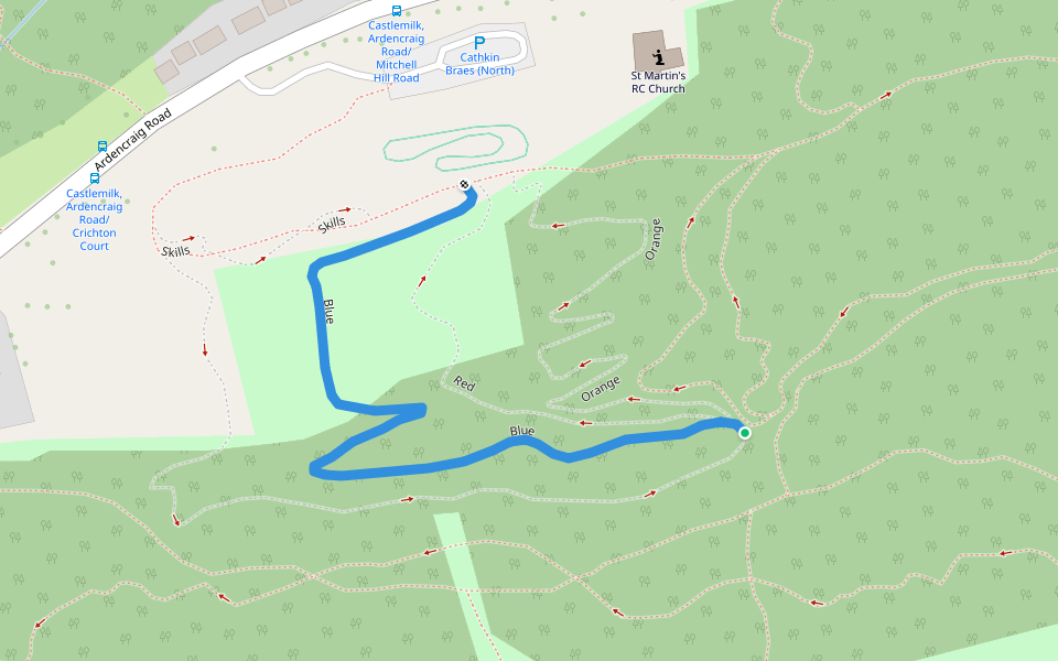 Blue Hiking Trail - Glasgow, Scotland | Pacer