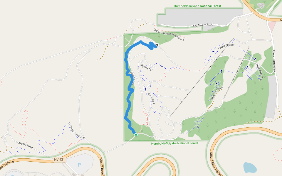 College Boy Walking And Running Trail - Reno, Nevada | Pacer