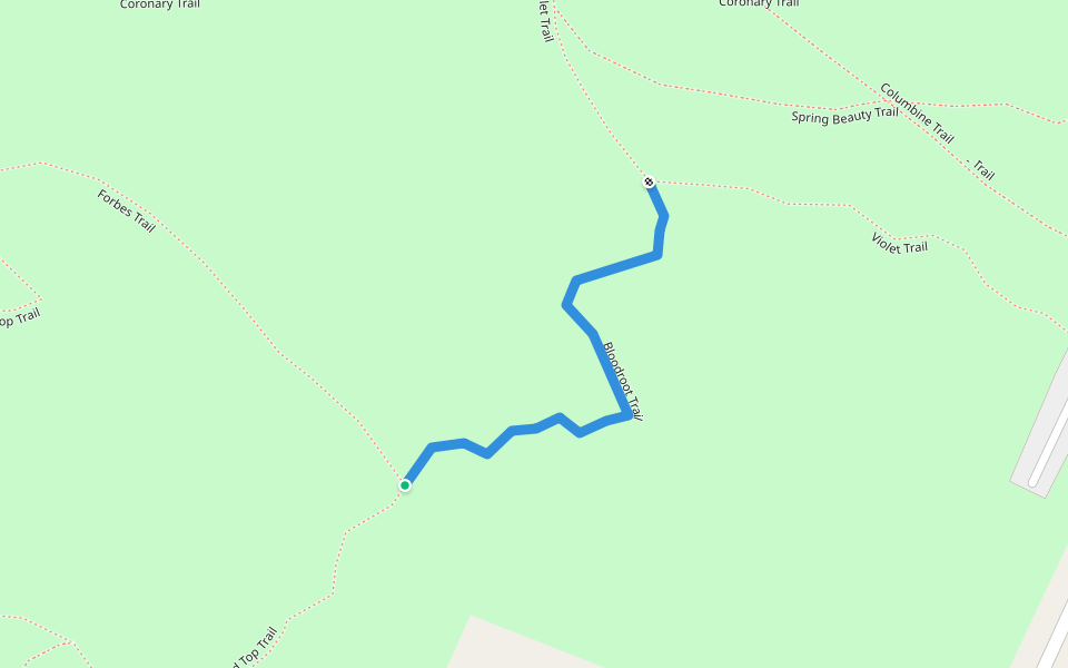 Bloodroot Trail in Pennsylvania | Walking Map