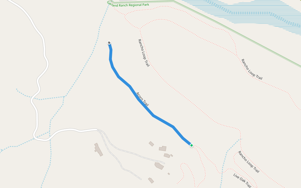 Acorn Trail in California | Walking Map