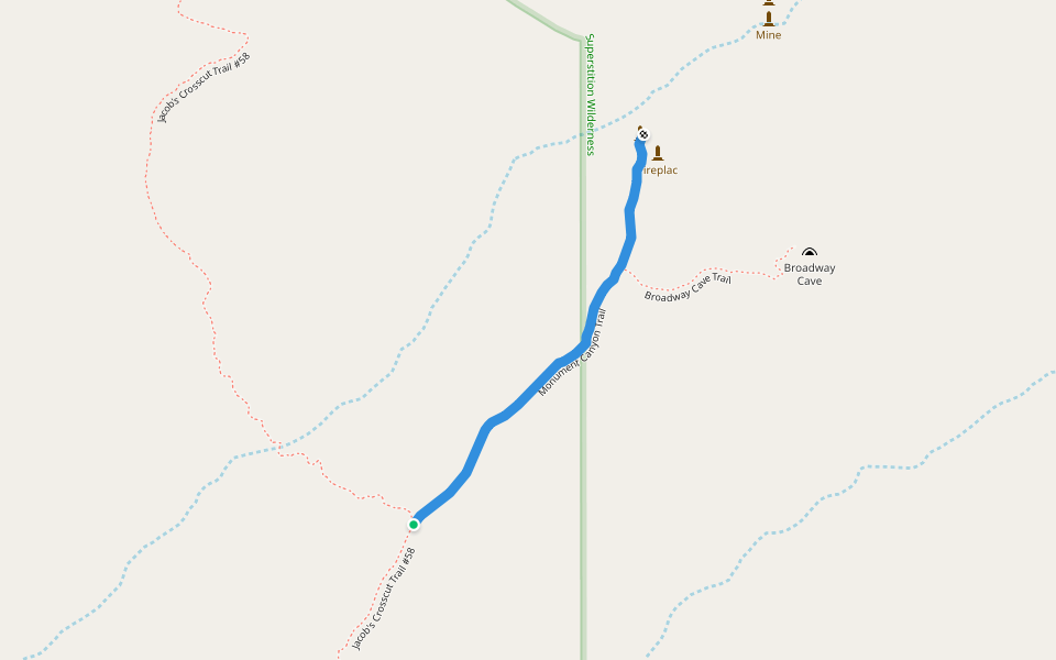 Monument Canyon Trail Hiking - Apache Junction, Arizona | Pacer