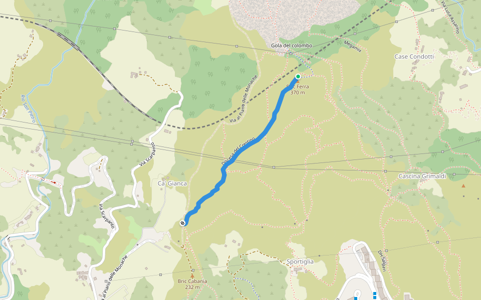 Crestino descent Walking And Running Trail - Liguria | Pacer