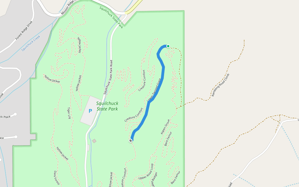 Lower Twisted Giant in Washington | Walking Map