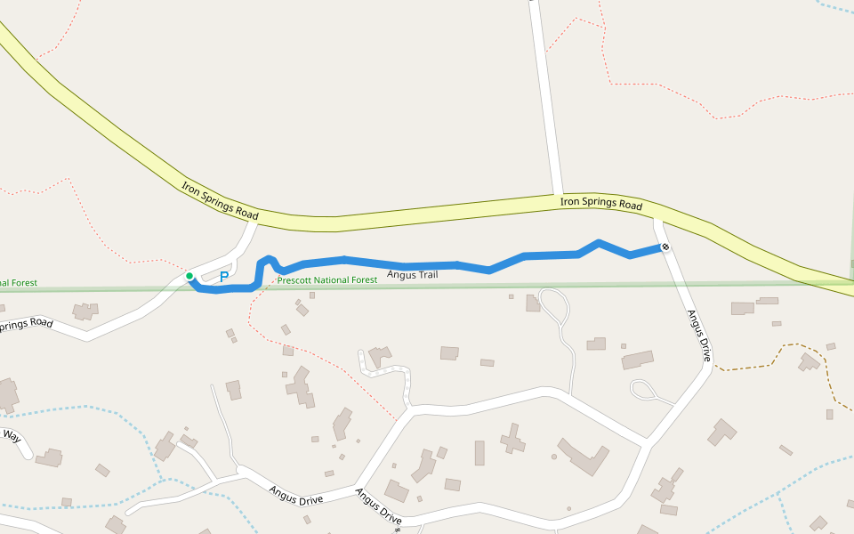 Angus Trail Walking and Running - Prescott, Arizona | Pacer