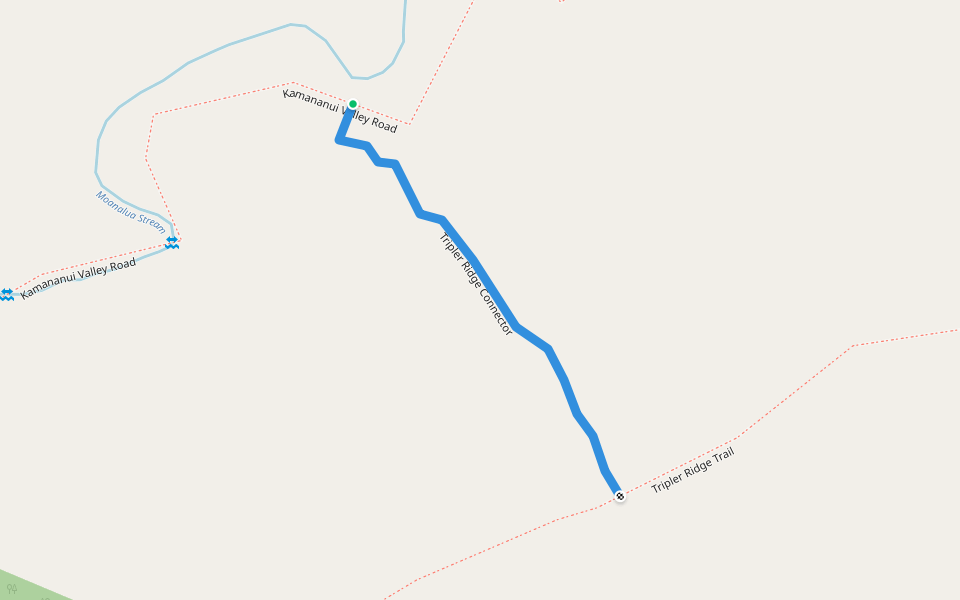 Tripler Ridge Connector in Hawaii | Walking Map