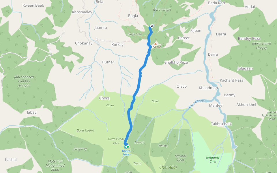 Cheal Koprey laar Walking And Running Trail - Allai, Khyber Pakhtunkhwa ...