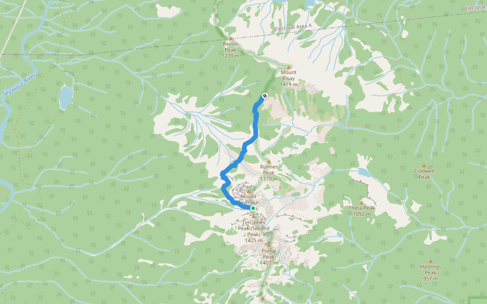 Mount Elsay / Mount Bishop Route Hiking Trail - North Vancouver ...