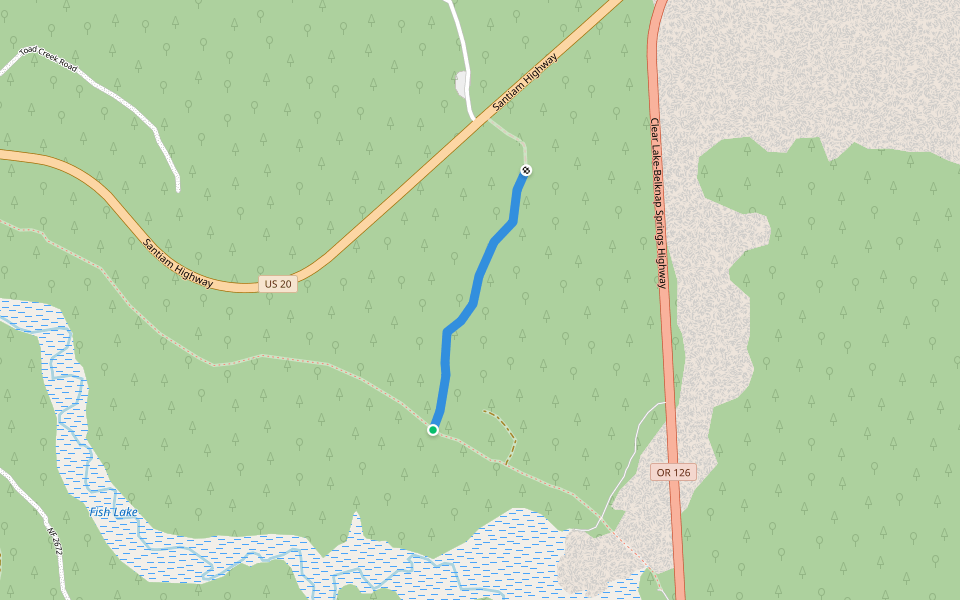 Santiam Wagon Spur Walking And Running Trail - Santiam Junction, Oregon ...