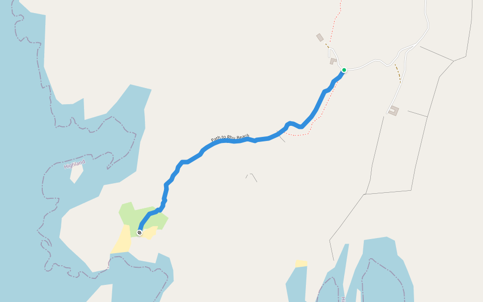 Path to Rhu Beach Walking And Running Trail - Scotland | Pacer