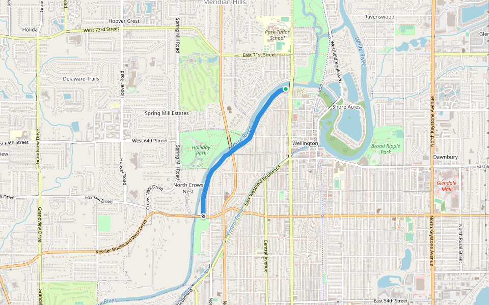 Warfleigh Levee Path Walking And Running Trail - Indianapolis, Indiana ...