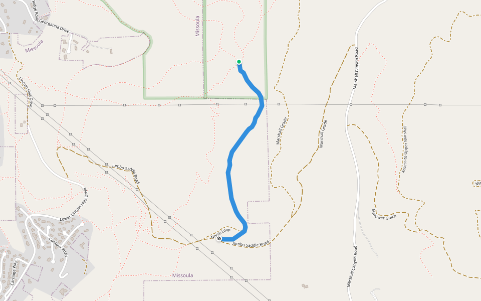 Middle Trail Walking and Running - Missoula, Montana | Pacer