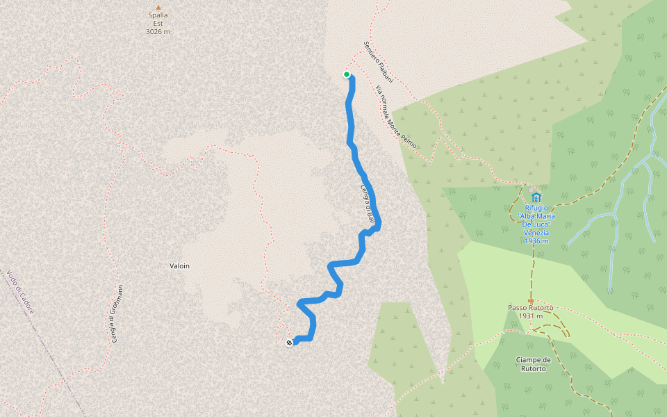 Ball ledge | Walking Map