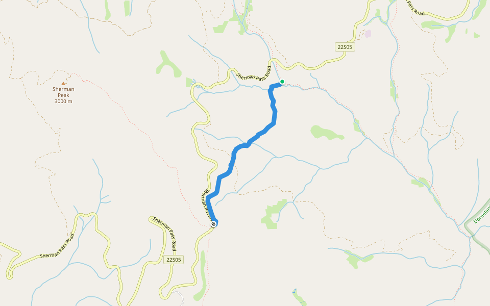 Sherman Pass Trail | Walking Map