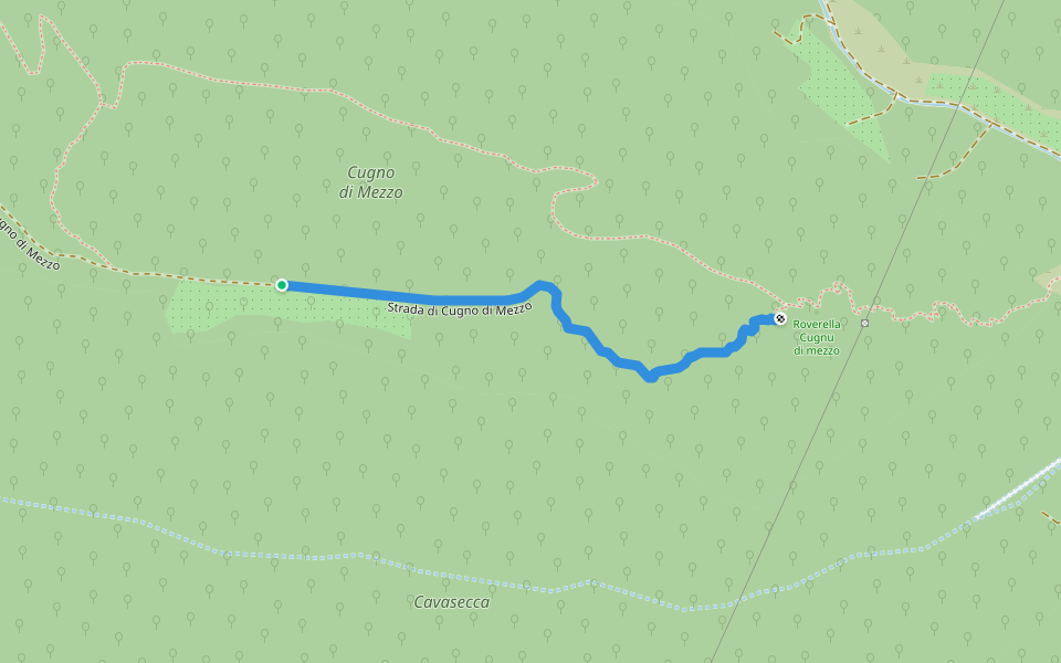 Cugno di Mezzo street | Walking Map