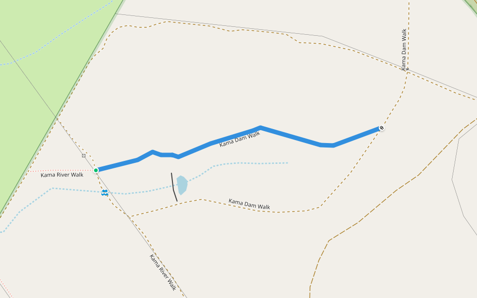Kama Dam Walk in Australian Capital Territory | Walking Map