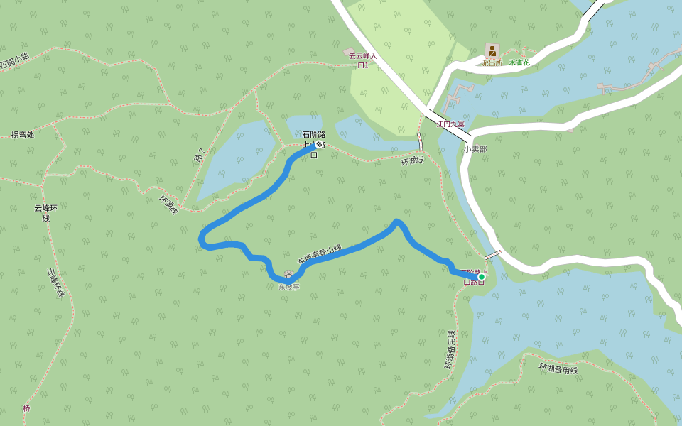 东坡亭登山线 Hiking Trail - Jiang Men Shi, Guang Dong Sheng | Pacer