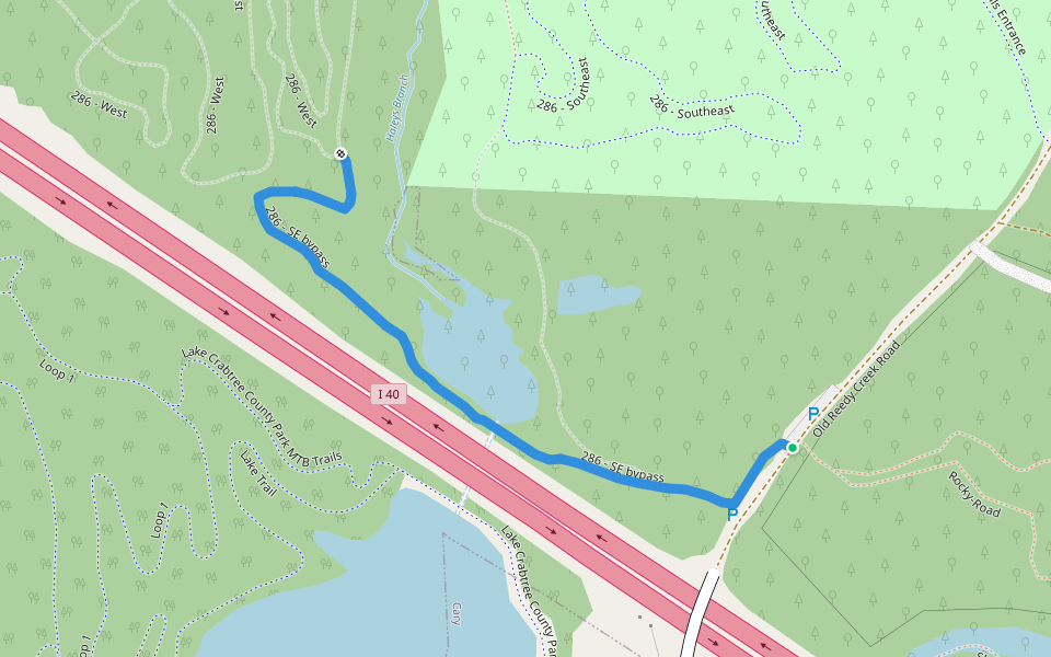 286 - SE bypass Walking And Running Trail - Cary, North Carolina | Pacer