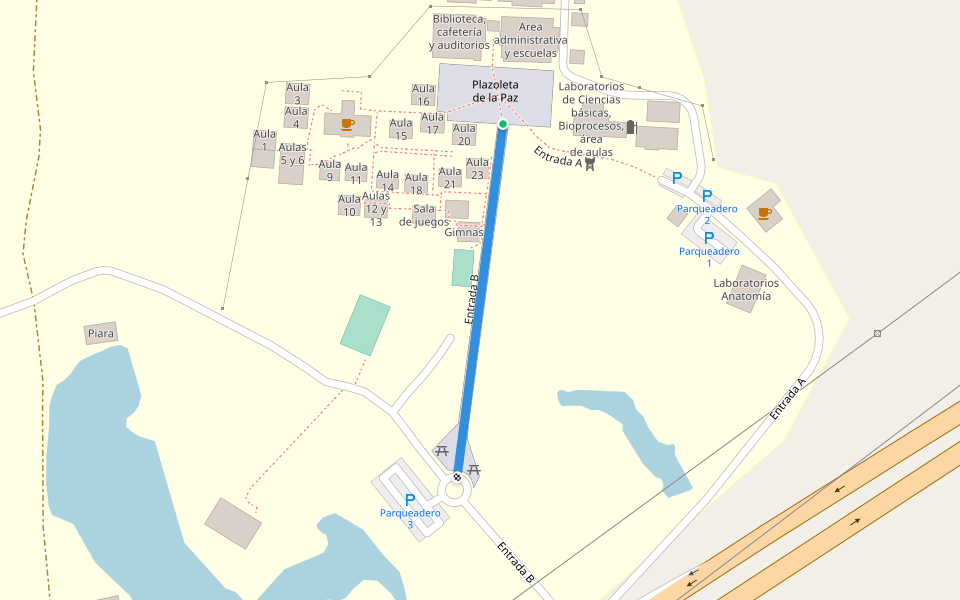 Entrada B | Walking Map