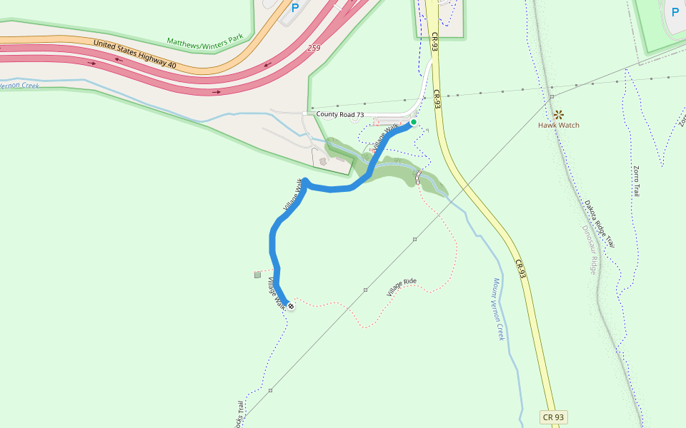 Village Walk in Colorado | Walking Map