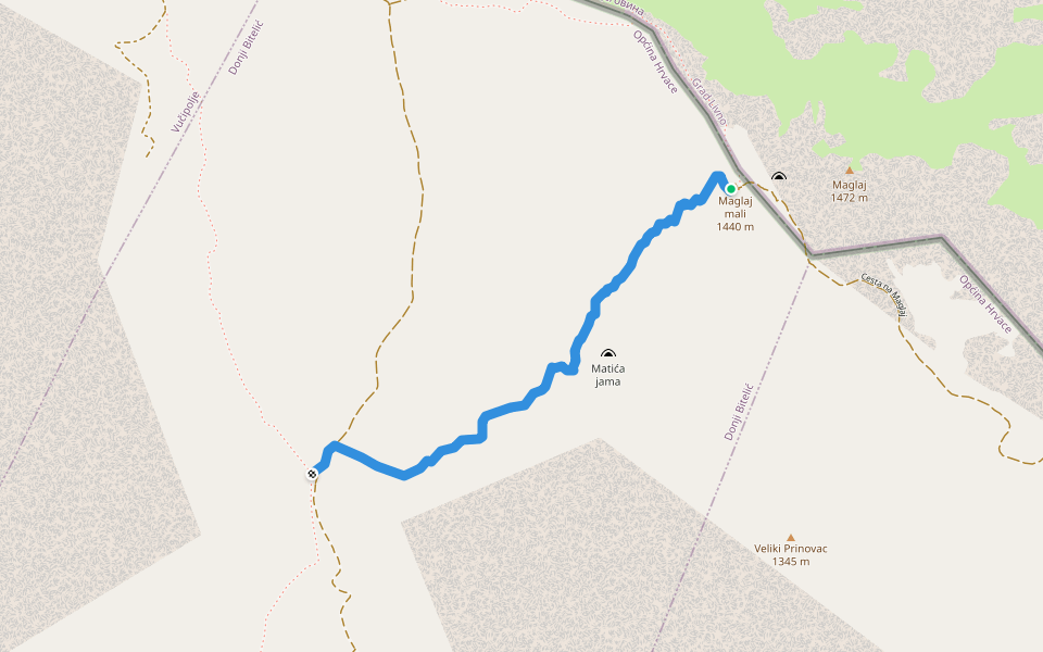 Planinska staza na Maglaj Hiking Trail - Donji Bitelić, Splitsko ...