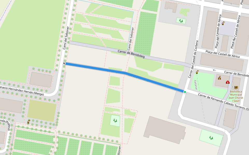 Carrer de Fernando Cabedo Torrents in Comunidad Valenciana | Walking Map