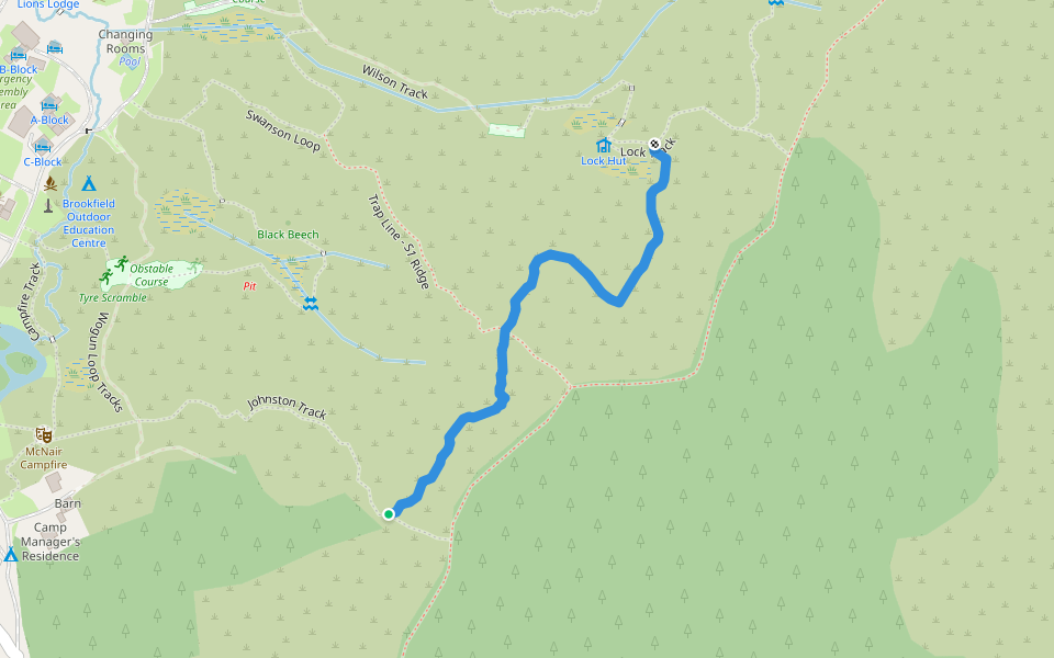 Trap Line - S1 Johnston Track in Wellington | Walking Map
