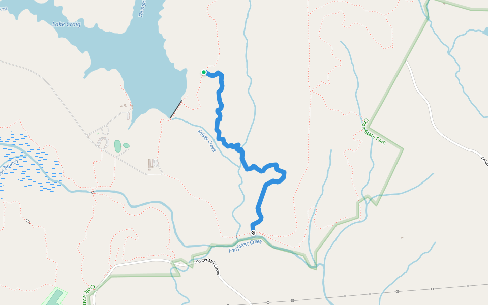 Beech Tree Trail Hiking - Spartanburg, South Carolina | Pacer