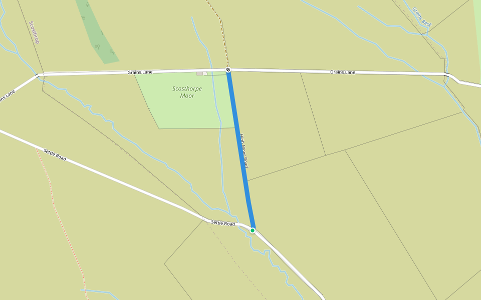 High Moor Road | Walking Map