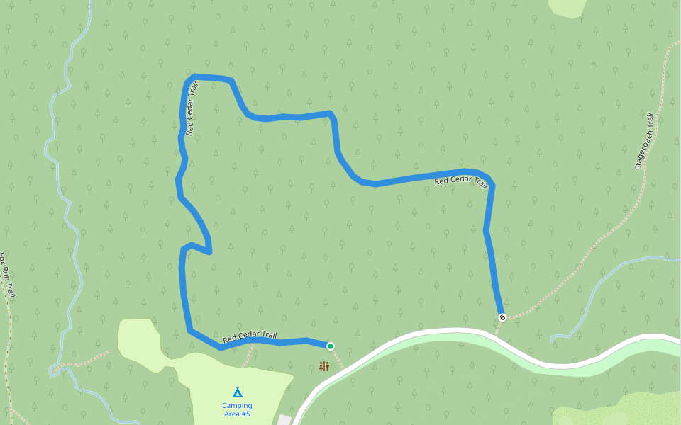 Red Cedar Trail in Iowa | Walking Map