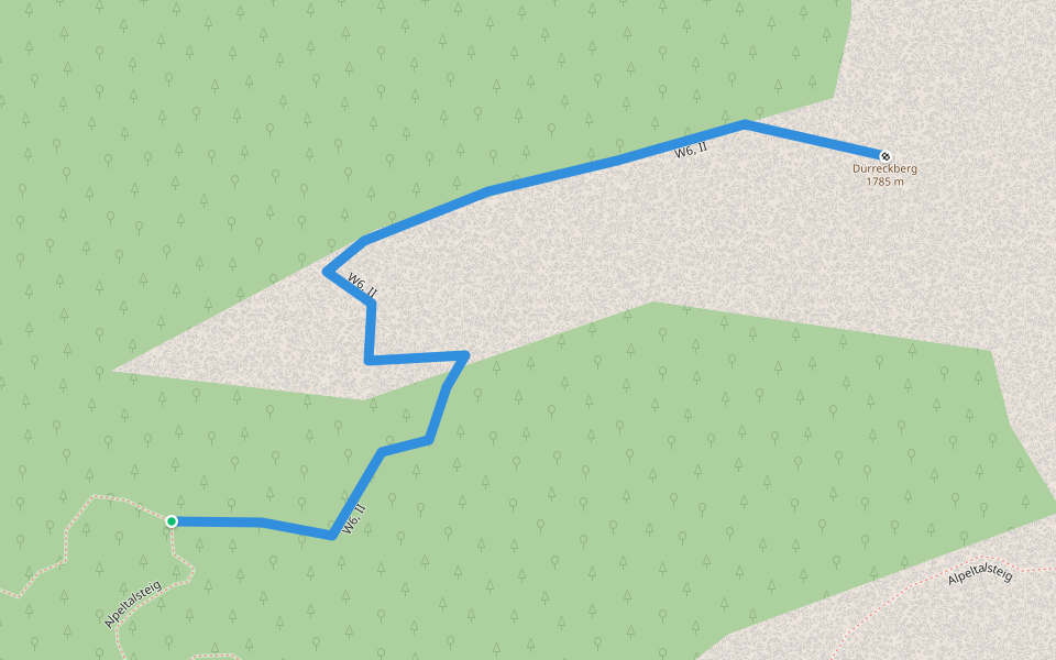 W6, II in Bayern | Walking Map