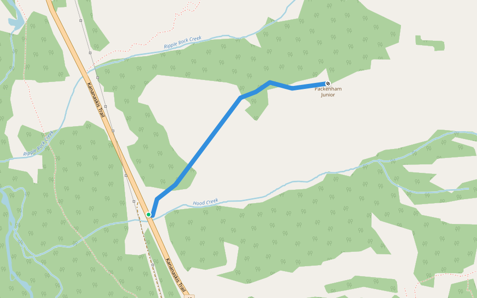 Packenham junior route Walking And Running Trail - Exshaw, Alberta | Pacer