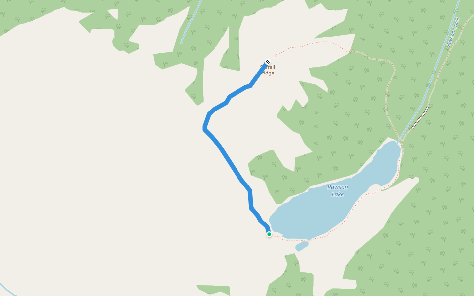 Sarrail Ridge Trail in Alberta | Walking Map