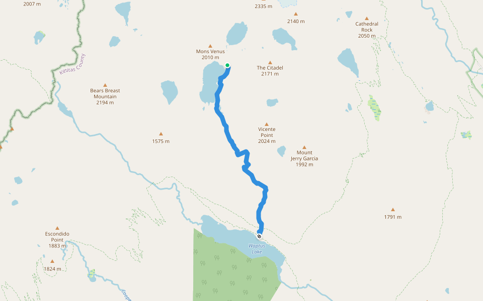 Spade Lake Trail in Washington | Walking Map