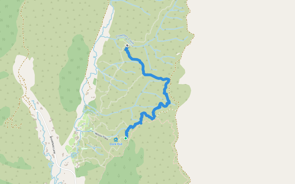 Cameron Track in Wellington | Walking Map